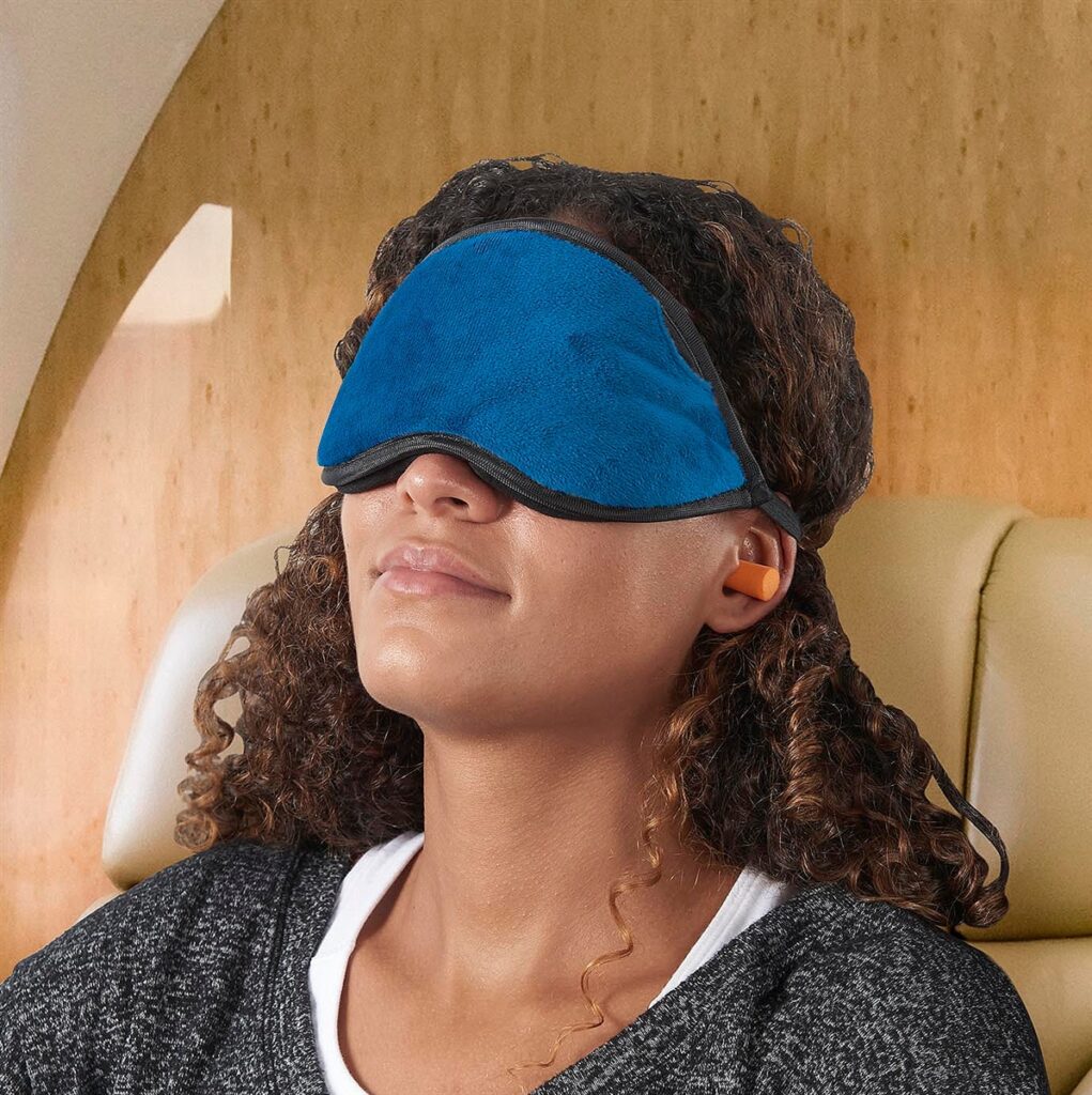 Smooth Trip Velvet Jersey Travel Eye Shade Set - NSEW Fashion