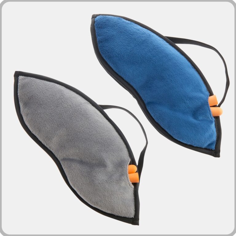 Smooth Trip Velvet Jersey Travel Eye Shade Set - NSEW Fashion